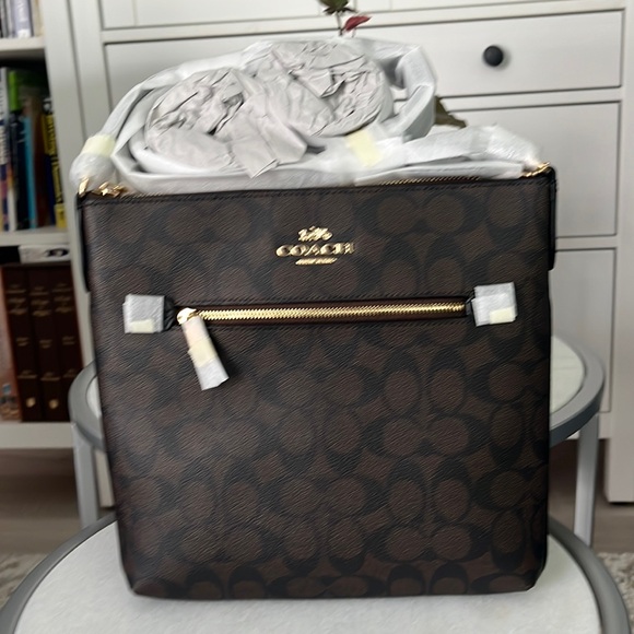 Coach | Bags | Coach Rowan File Bag In Signature Canvas C554 | Poshmark